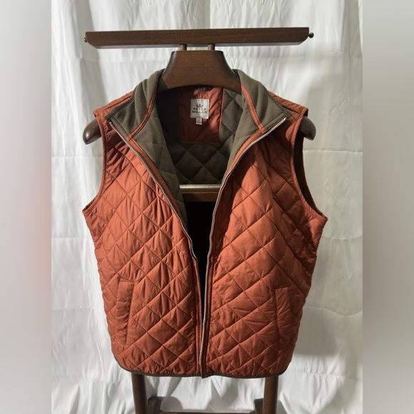 Peter Millar | Jackets & Coats | Peter Millar Medium Burnt Orange Vest | Poshmark